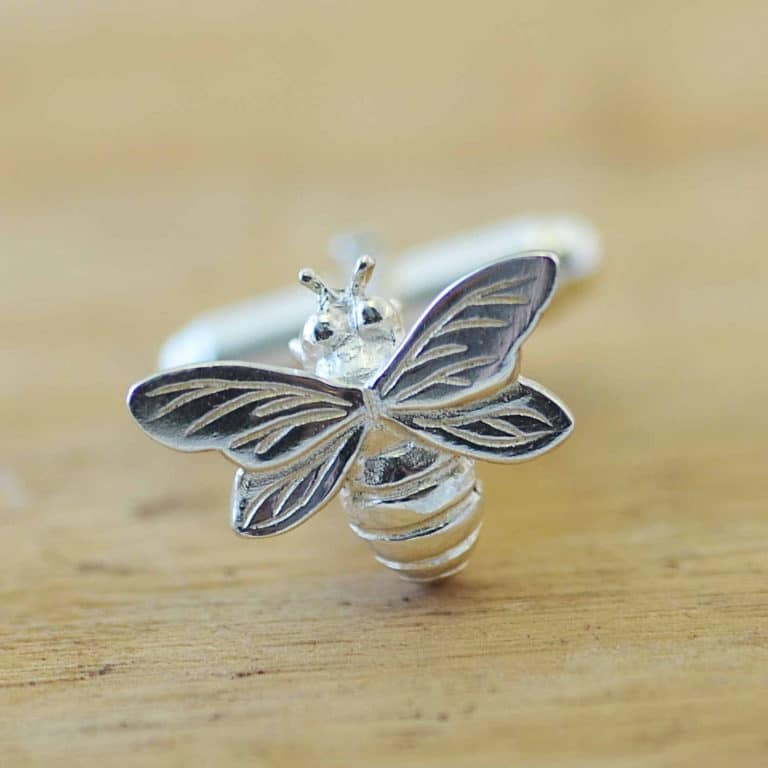Bee cufflinks - Heather Scott Jewellery
