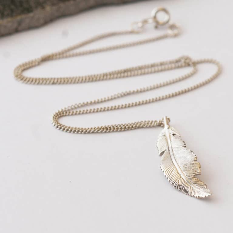 Feather Necklace, large - Heather Scott Jewellery